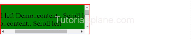 Jquery Scrollleft Method Syntax Example And Demo