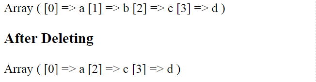 Php Delete An Element From Array By Value Remove