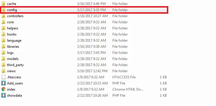 Codeigniter Config Class Library Config Function Auto Load And Create Own Config File