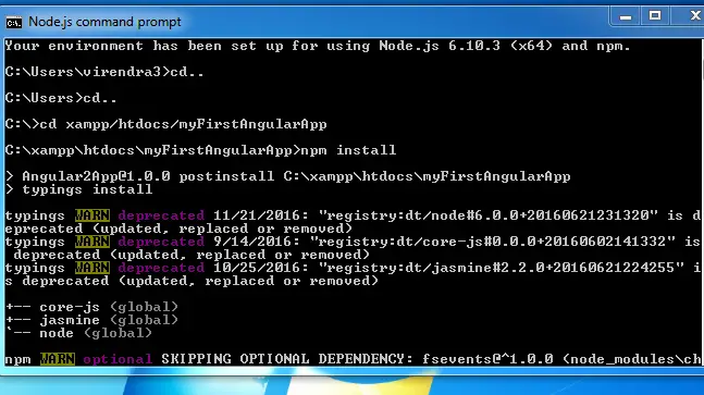 Angular 2 Setting Environment Gives Idea About How To Configure Files Before Running Our First