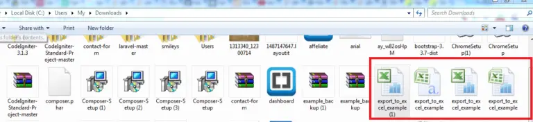 Laravel Export Table Data To Csv Xsl And Xslx File Export Data To Csv Xsl And Xslx